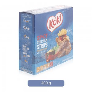 Koki Spicy Chicken Strips with Fries - 400 g | Nextbuy.ae