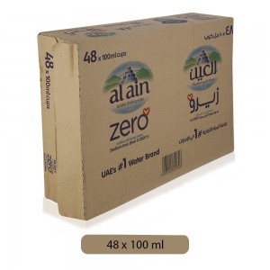 Al Ain Zero Sodium Drinking Water - 48 x 100 ml | Nextbuy.ae
