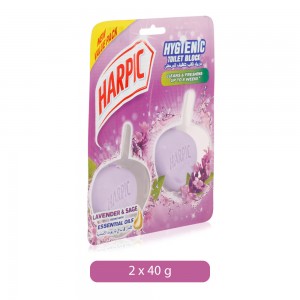 Harpic Lavender & Sage Hygiene Toilet Block - | Nextbuy.ae