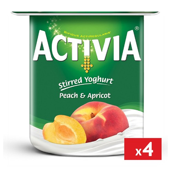 Activia Peach Apricot Fruit Yogurt | Nextbuy.ae