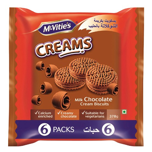 Mc Vities Milk Chocolate Cream Biscuits | Nextbuy.ae