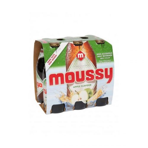 Moussy Non Alcoholic Malt Beverage Apple 6 x 330 ml | Nextbuy.ae